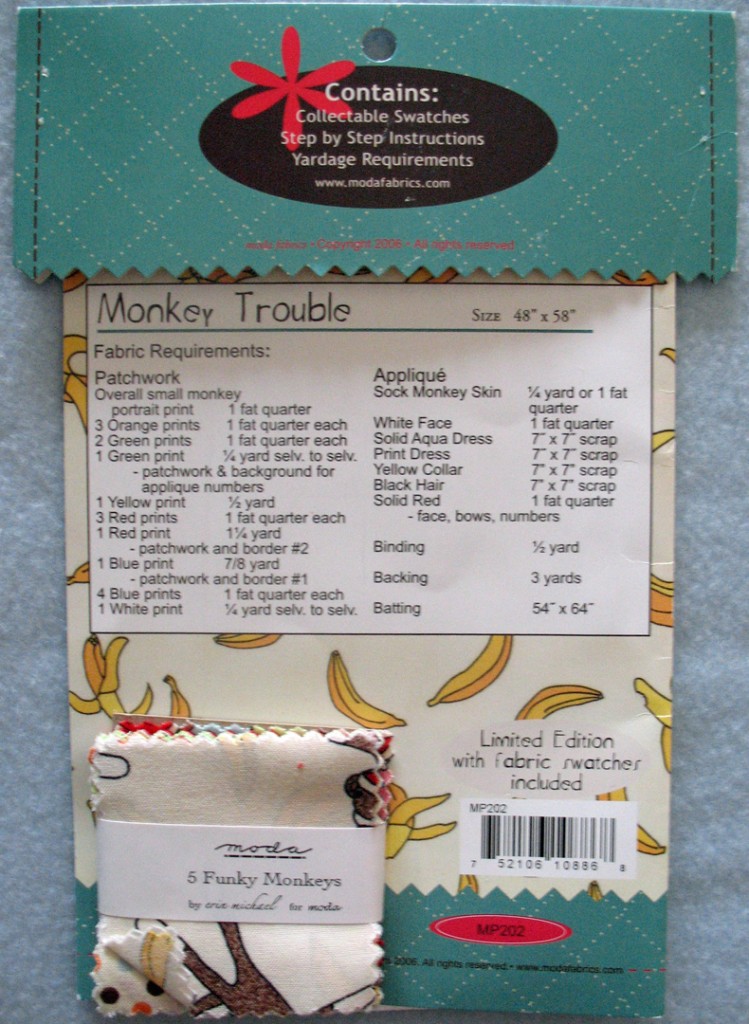 Funky Monkey Fabric and Kits - Admit One Fabrics